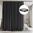 Amazon.com: MaKefeile Room Divider Curtain with Flexible Ceiling Track ...