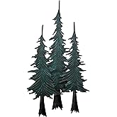 Amazon.com: Metal Tree Wall Art-Wispy Pine Tree Metal Wall Art, Pine ...