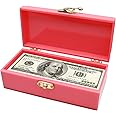 Amazon.com: Dnoifne Acrylic Lockable Cash Box, Money Holder, Cash ...