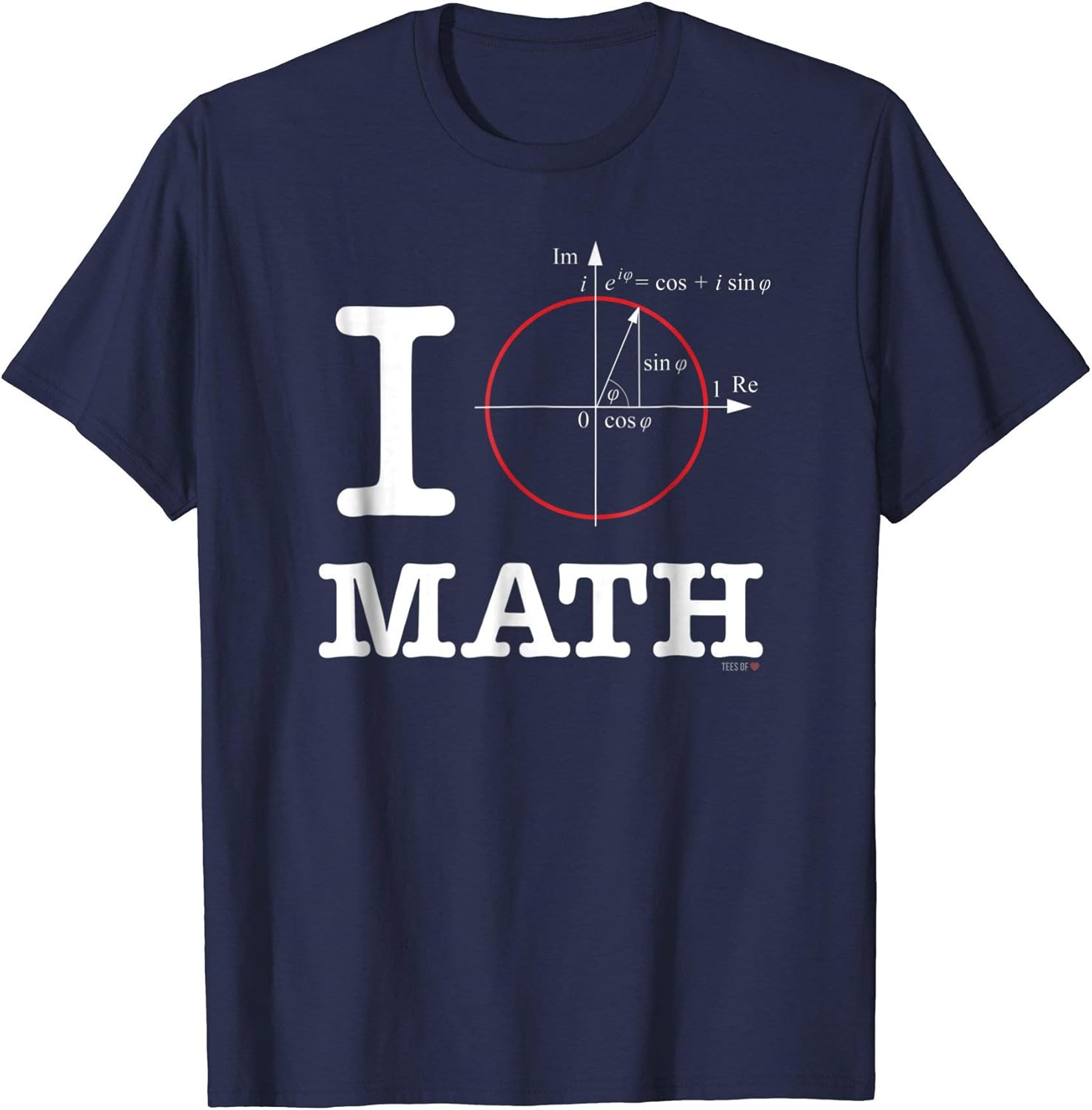 I Love Math T-Shirt White, Mathematics Geek Tee Shirt Kinder, Größe 152 ...