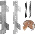 Amazon.com: Galvanneal 18-Gauge Adjustable Stair-Stringer Connector ...