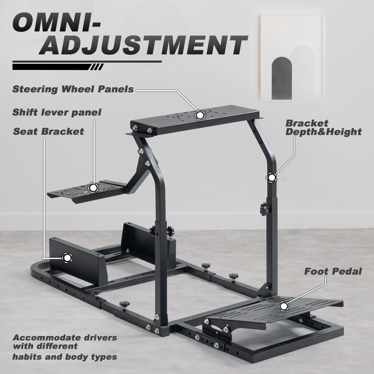 Mua Hottoby Sim Racing Stand Adjustable & Operating Platform on the ...