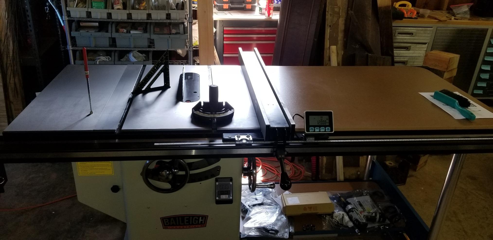 $154/mo - Finance Baileigh 12-Inch Table Saw, 52-Inch Rip, 5 HP, 1Ph ...