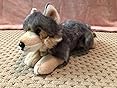 Amazon.com: Aurora® Adorable Miyoni® Wolf Stuffed Animal - Lifelike ...