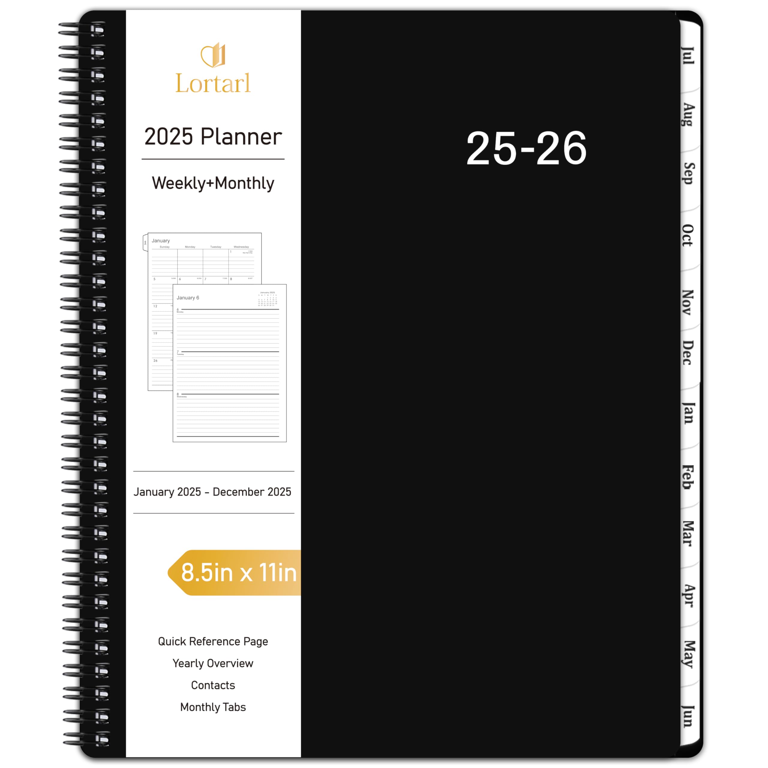 2025-2026 Planner - 2025-2026 Calendar Planner from July 2025 to June ...