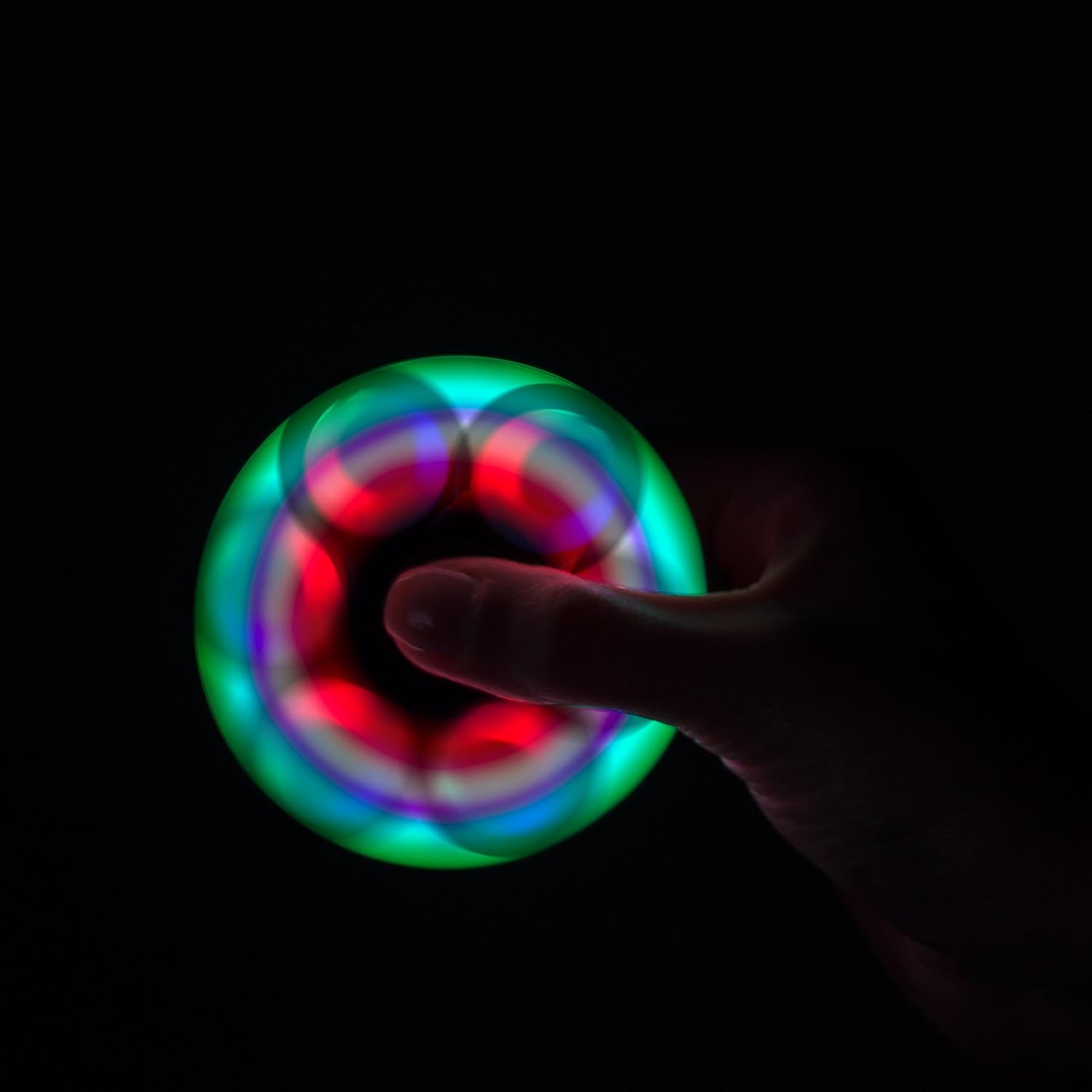LED SPINNER SWITCH ON/OFF MIXED COLOR FLIP SPINNER