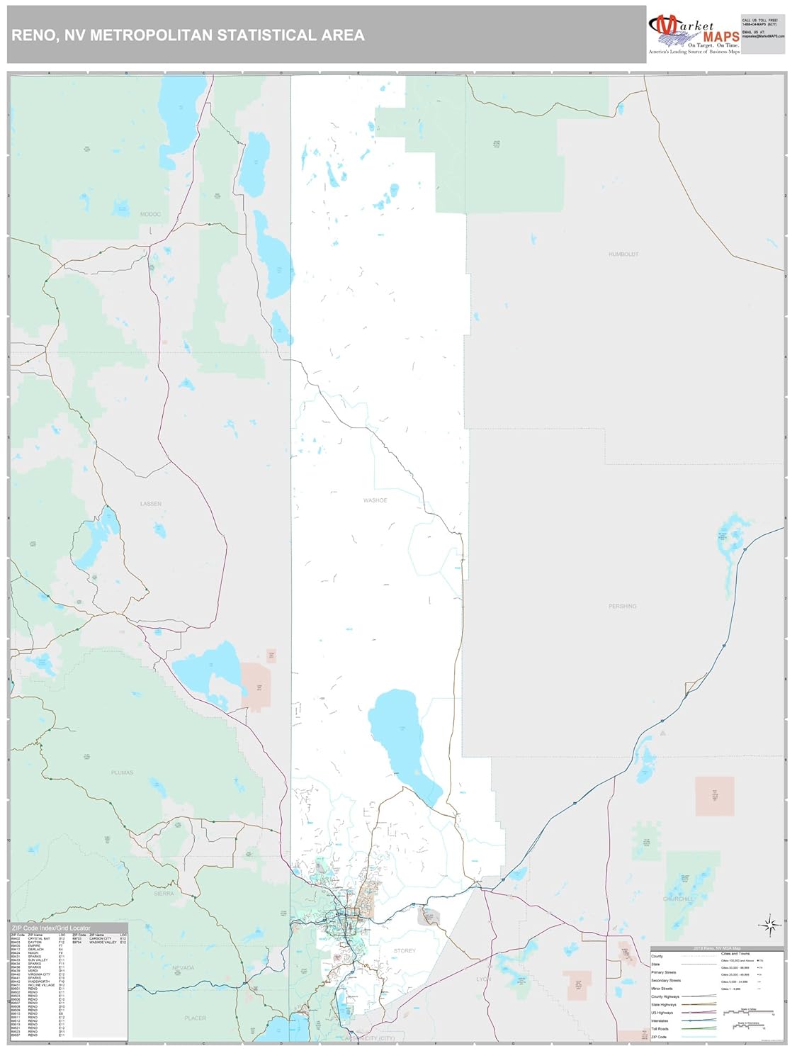 Reno Nv Zip Code Map Map