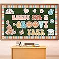 Amazon.com: ZOiiWA Groovy Retro Bulletin Board Decoration Groovy Hippie ...