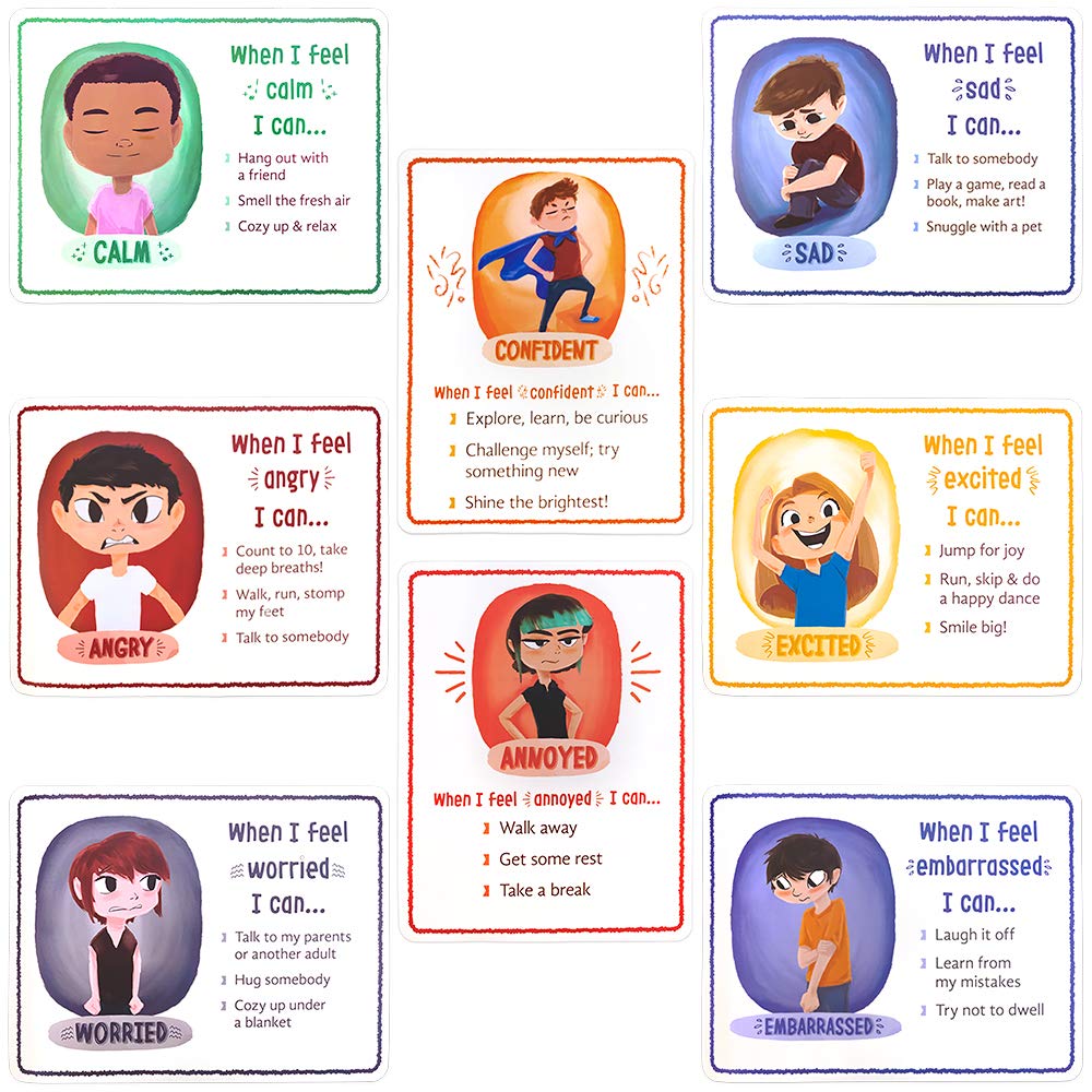 How I'm Feeling Classroom Posters Set (8-Pack) 17" x 22" | Motivational ...