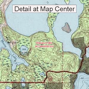 Amazon.com : USGS Topographic Quadrangle Map - Wabana Lake, Minnesota ...