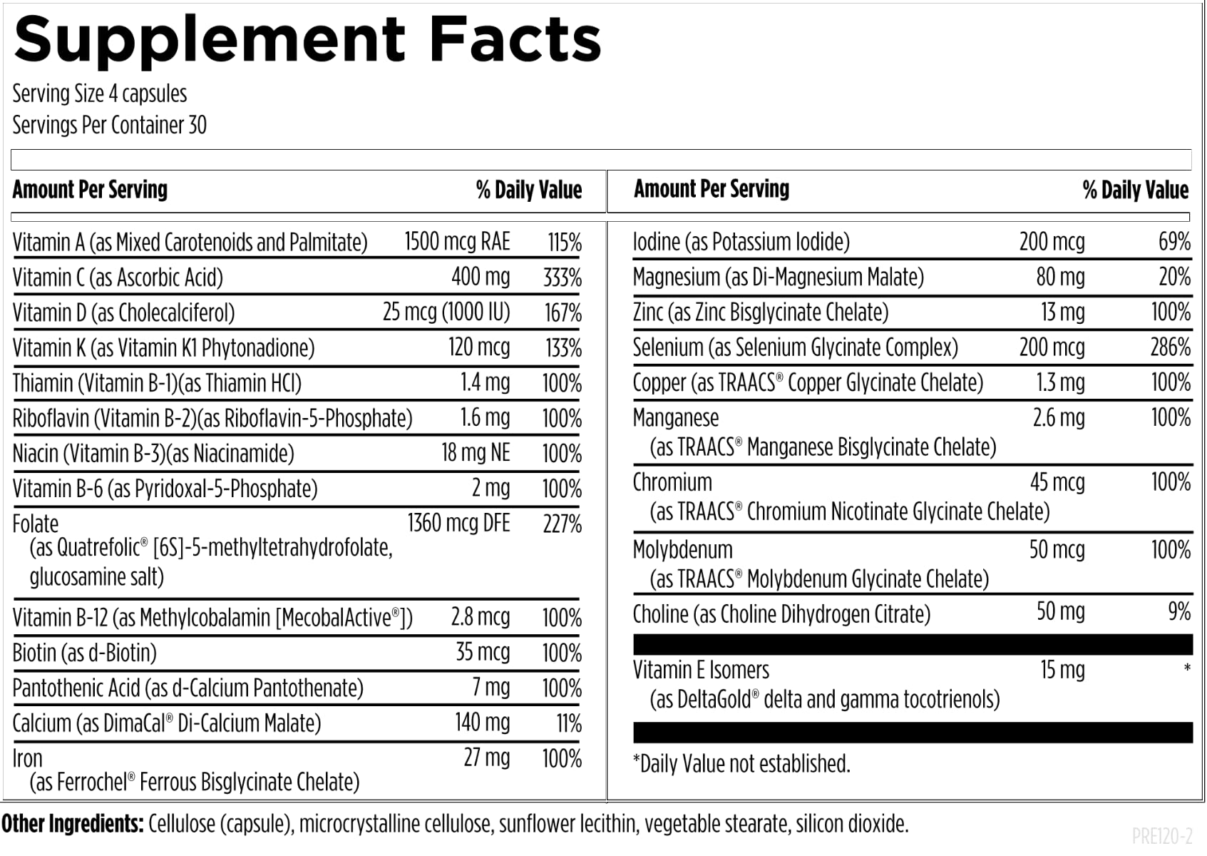Mua Prenatal Pro Methylated Multivitamin for Women - Prenatal Vitamins ...