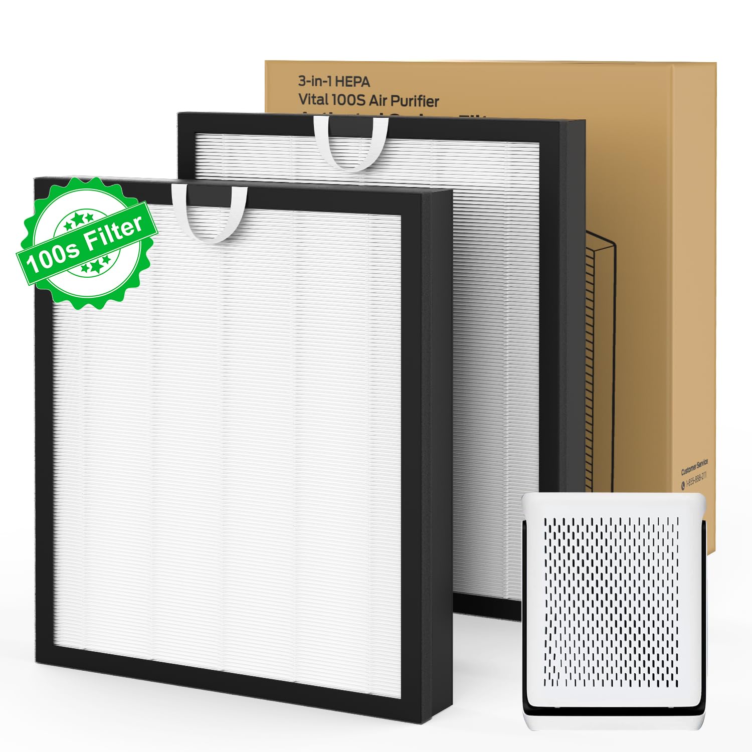 Vital 100S Replacement Filter Compatible with LEVOIT Vital 100S Air ...