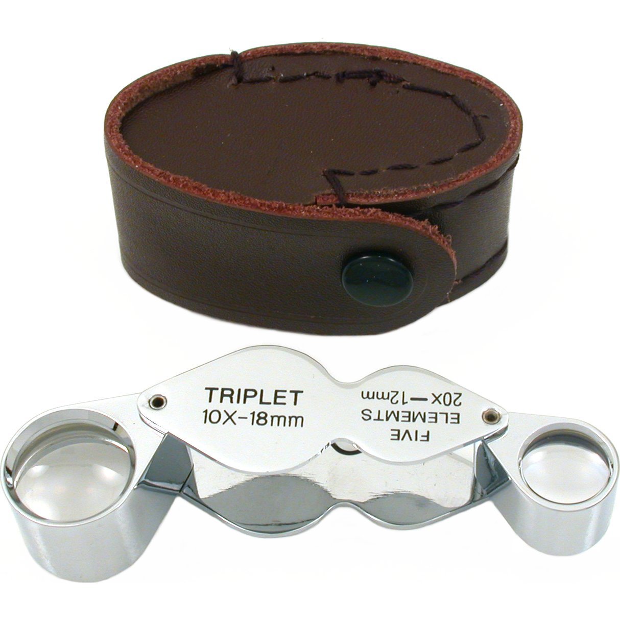 Premium Quality Jeweler's 2-in-1 Eye Loupe 10X 20X - Triplet & Five ...