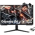Amazon.com: SAMSUNG 27" Odyssey G4 Series FHD Gaming Monitor, 240Hz ...