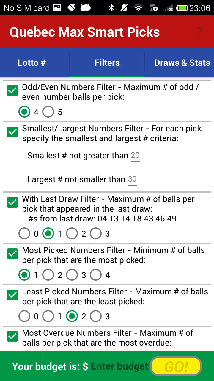 Canada Lottery Smart Picks PRO:Amazon.ca:Appstore for Android