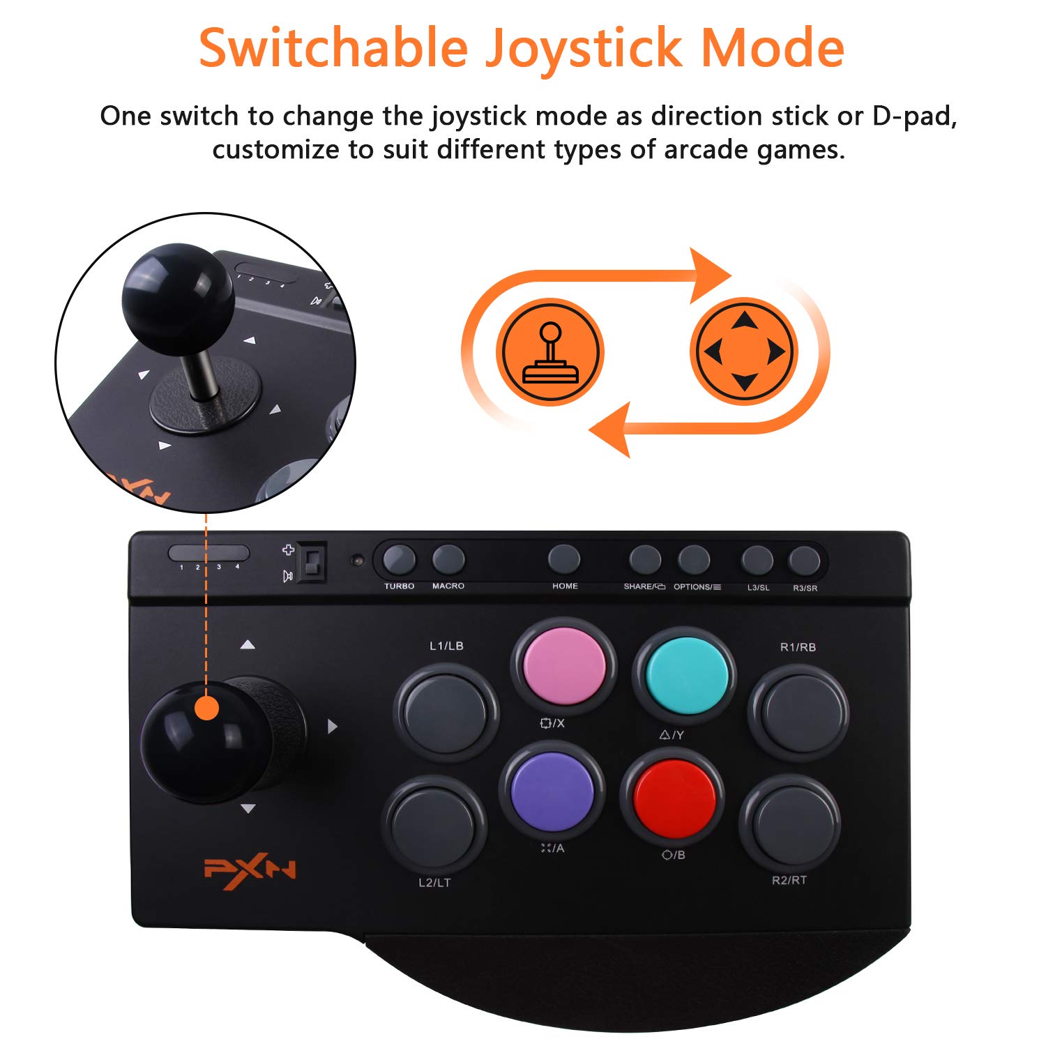 Mua Arcade Fight Stick Joystick for Switch Xbox Series X|S, PC,PS4,PS3,Xbox One,Android TV Box ...