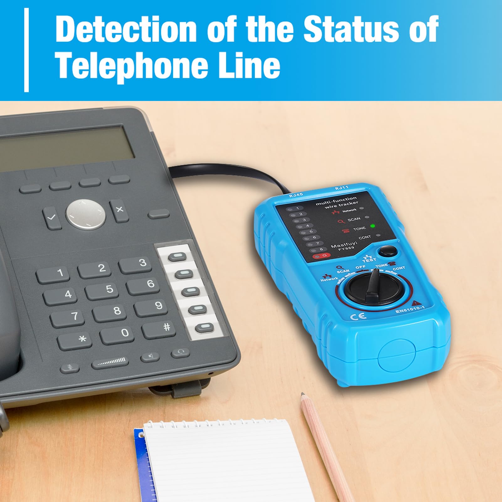 Mua Network Cable Tester, Line Finder with Probe Tone, Wire Tracker ...