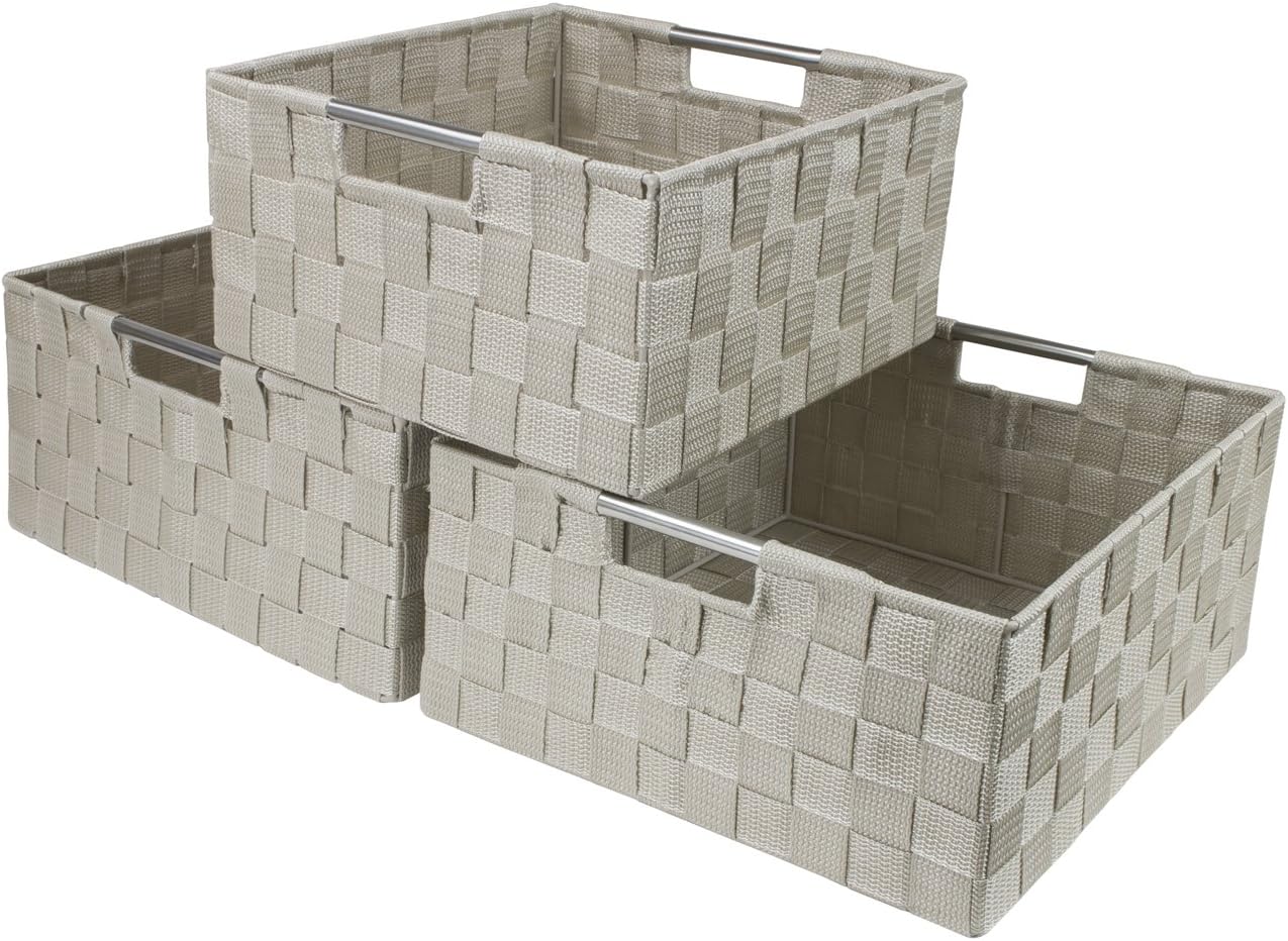 Amazon.com - Sorbus Storage Box Woven Basket Bin Container Tote Cube ...