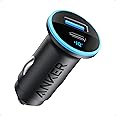 Amazon.com: USB C Car Charger Adapter, Anker 52.5W Cigarette Lighter ...