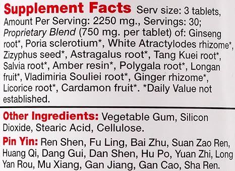 Ren Shen Gui Pi Wan Ingredients In Diet - Sol de Terrace