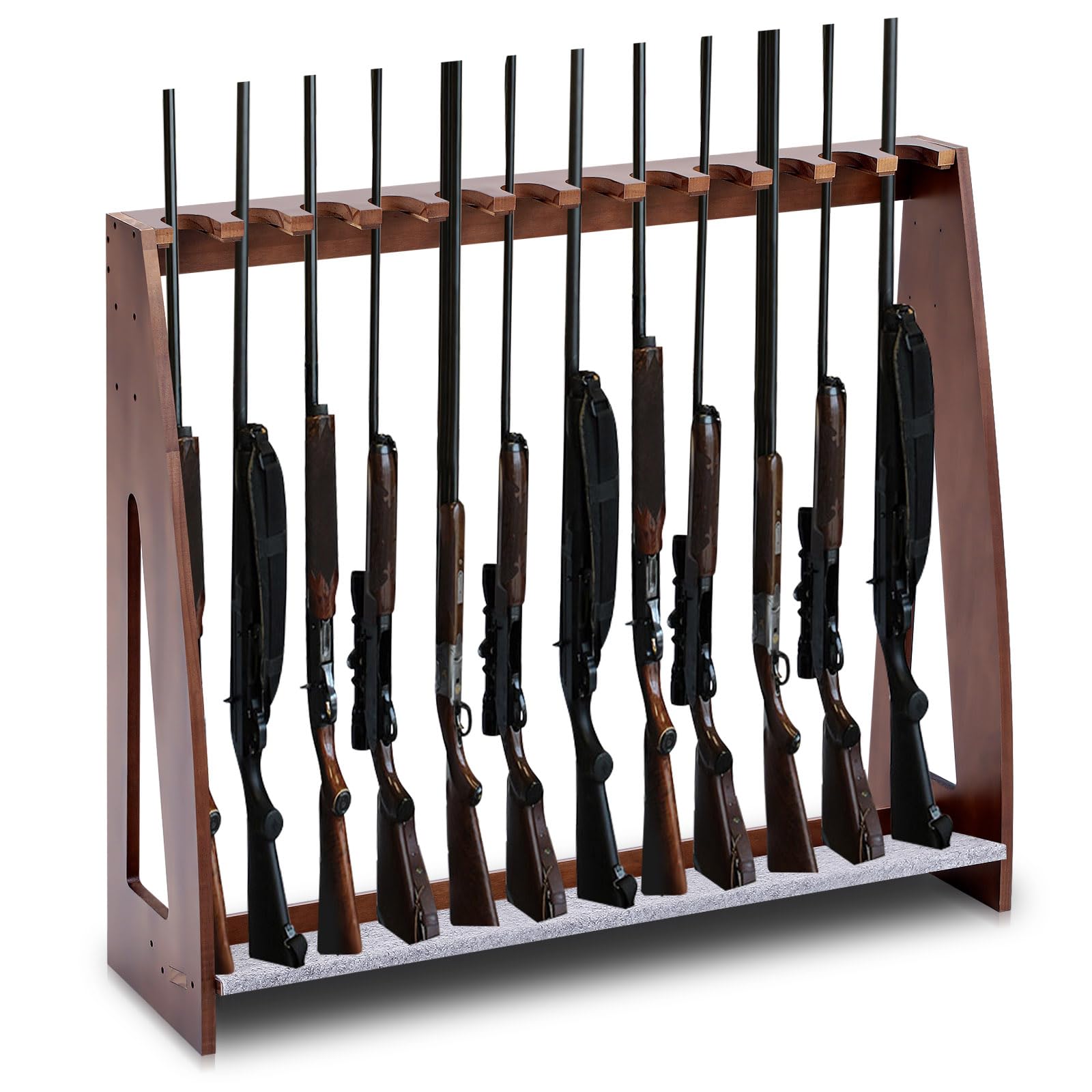 Yousoontic Indoor Gun Racks Freestanding Rifle Racks Gun Display Stand ...