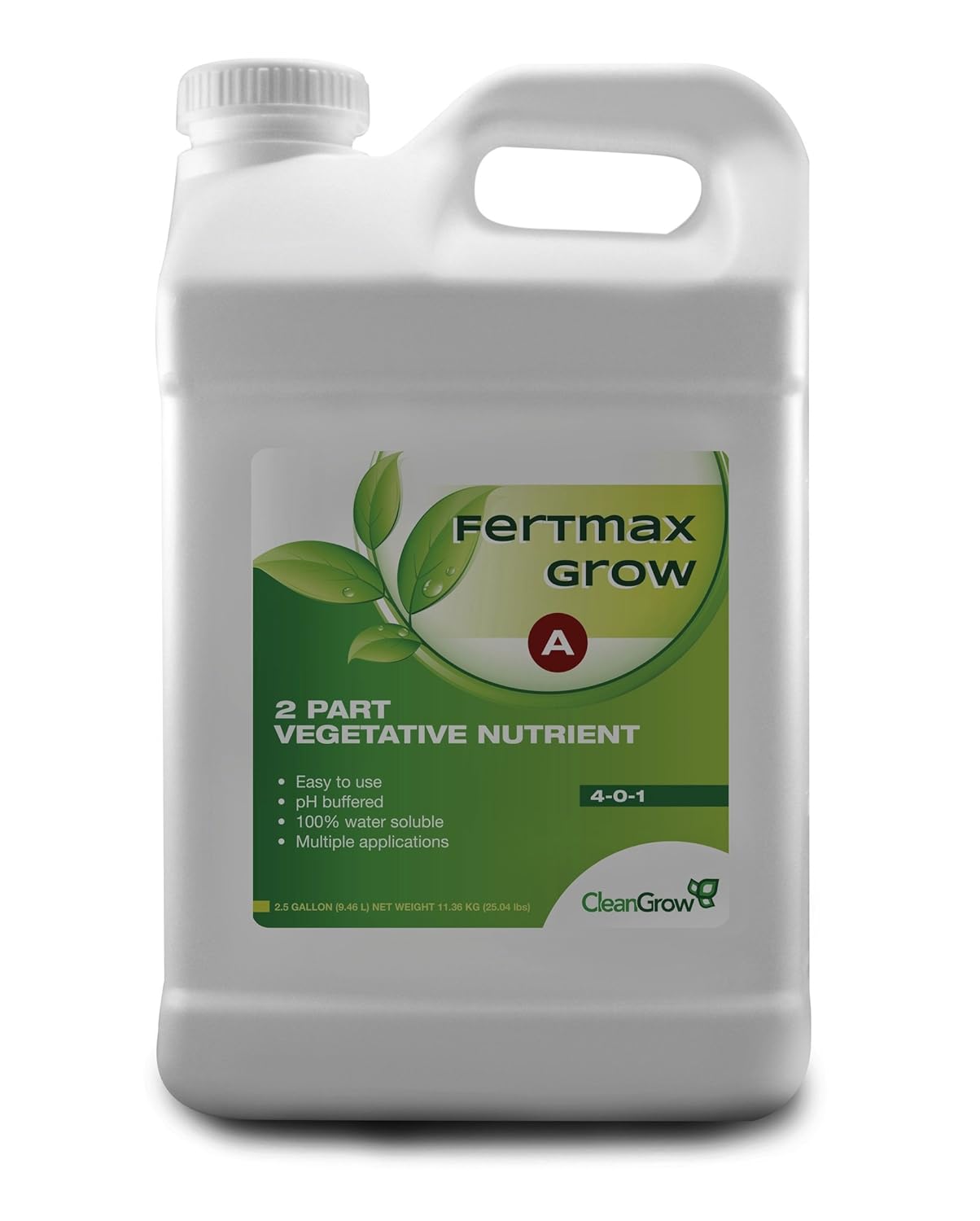 Amazon.com : CleanGrow FERTMAX Grow A Fertilizer, 2.5-Gallon : Garden ...