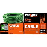Cable Eléctrico Calibre 12 Thw Cca Rollo 100m Voltmex (Blanco) : Amazon.com.mx: Herramientas y ...