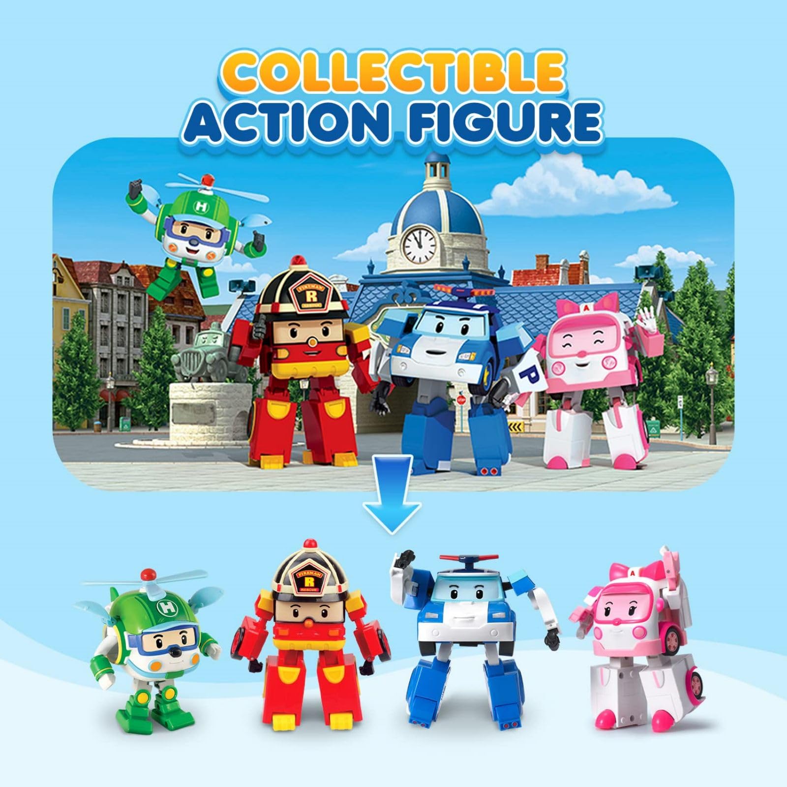 Mua Robocar Poli Transforming Robot, 4" Transformable Action Toy Figure ...