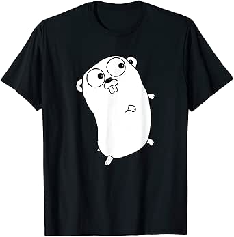 Amazon.com: Go Golang Programming Language Logo Mascot Gopher T-Shirt: Clothing