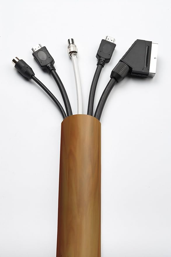 D-Line 1.5mtr (2x75cm) 50x25 Cable Wire Cover for Hiding TV Cables ...