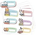 Amazon.com : This Book Belongs to Stickers 120 Pcs Animal Book Plates ...