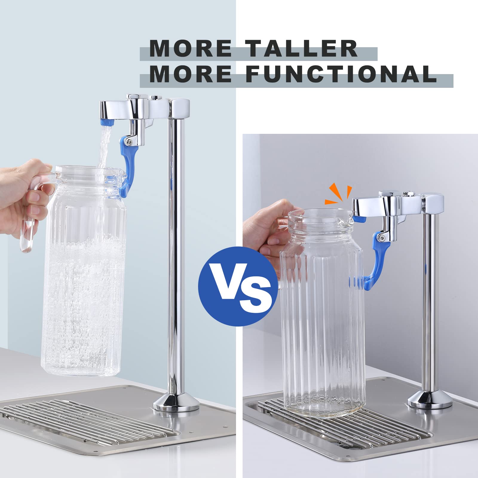 Mua 14" Deck Mount Glass Filler Faucet for Stainless Steel Glass ...