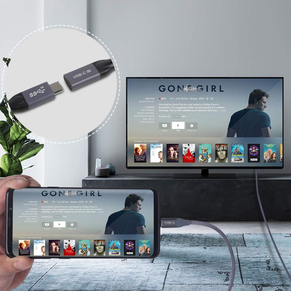 Mua Elebase USB-C Female to HDMI Male Cable Adapter,USB Type C 3.1 ...