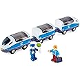 Amazon.com: Hape E3728 Intercity Train Toy, Kids Train Toy Set with Accessories, 3 x Open/Close ...