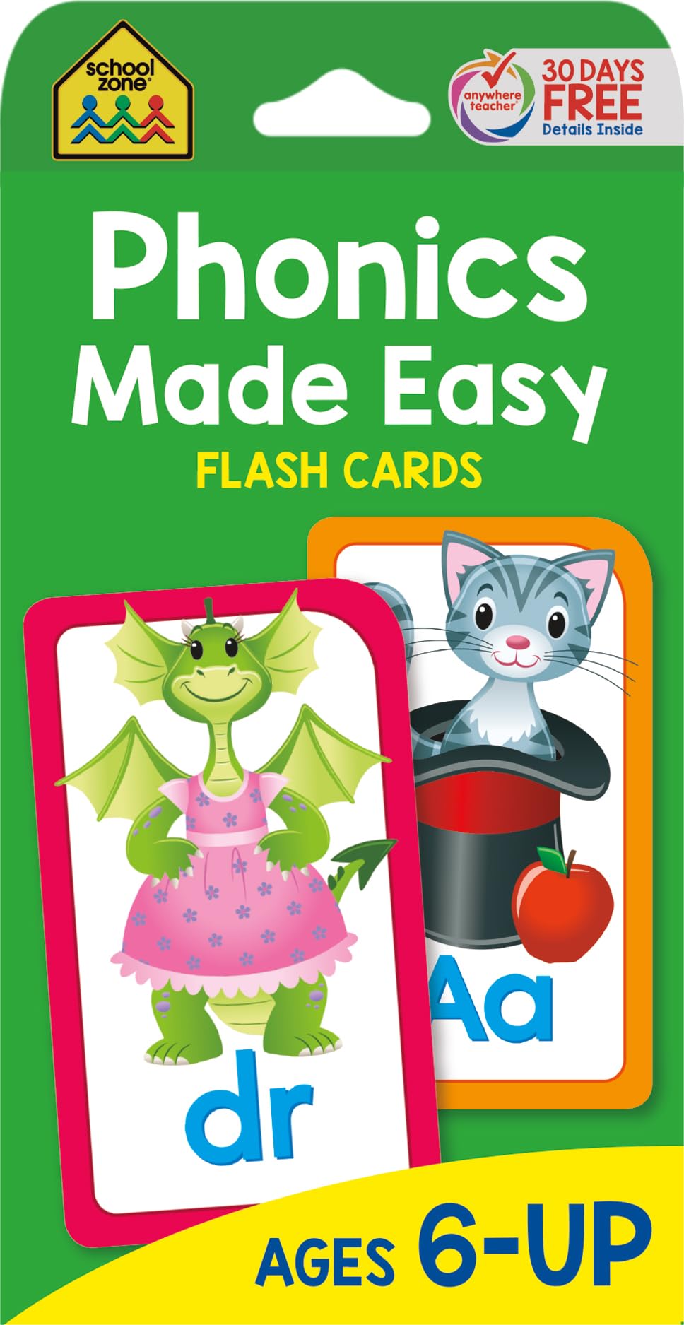 Mua School Zone - Phonics Made Easy Flash Cards - Ages 6 and Up ...
