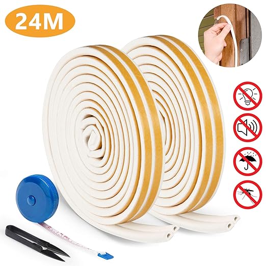 Tencoz Tira de Sellado Junta, Burletes Puertas Sello de la Puerta de 24 ...
