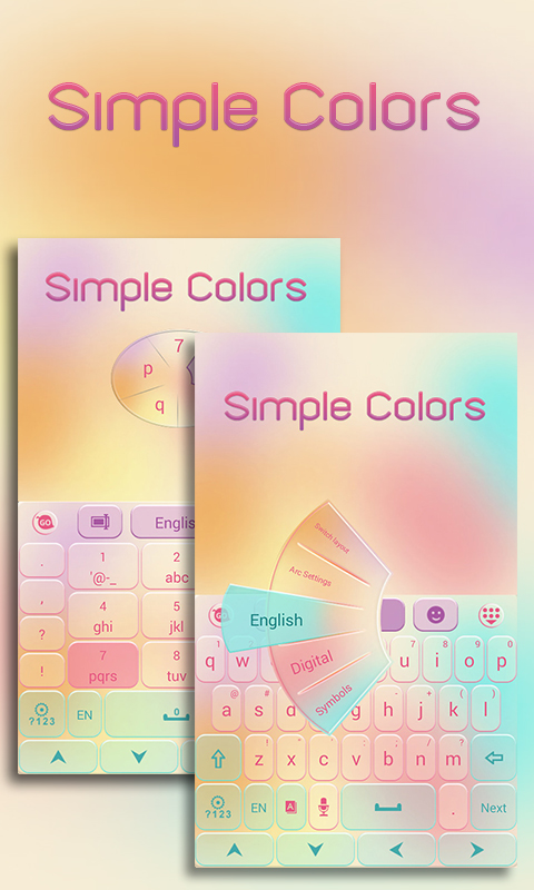 SIMPLE COLORS GO KEYBOARD THEME:Amazon.com:Appstore for Android