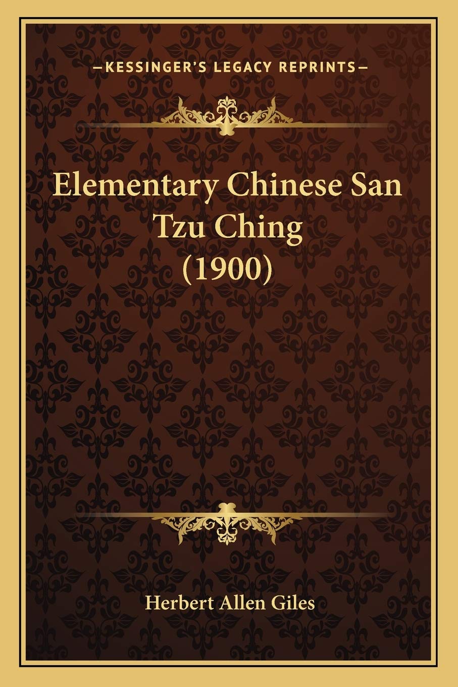 Mua Elementary Chinese San Tzu Ching (1900) trên Amazon Nhật chính hãng ...