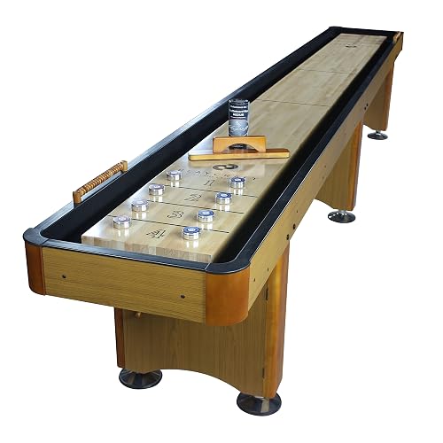 Playcraft Woodbridge Shuffleboard Table with Storage Cabinet - Shuffle ...
