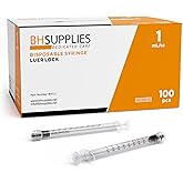 Amazon.com: BH Supplies 10ml Luer Lock Tip Syringes (No Needle ...