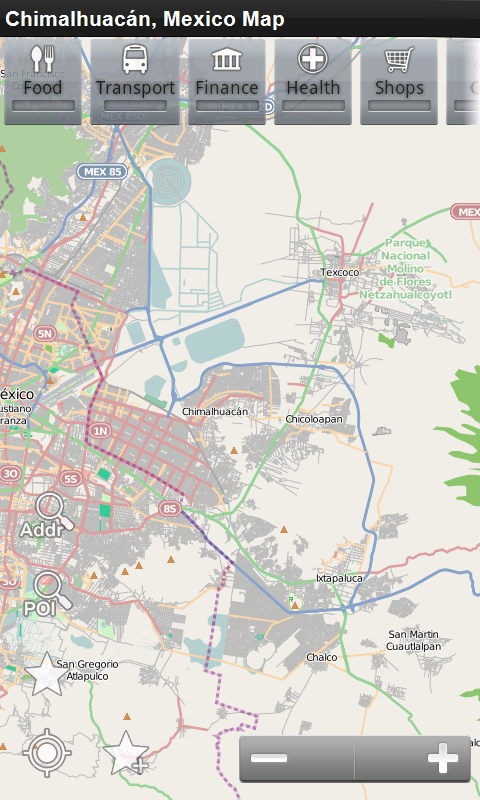 Chimalhuacán, México Mapa Offline: PLACE STARS: Amazon.es: Appstore ...