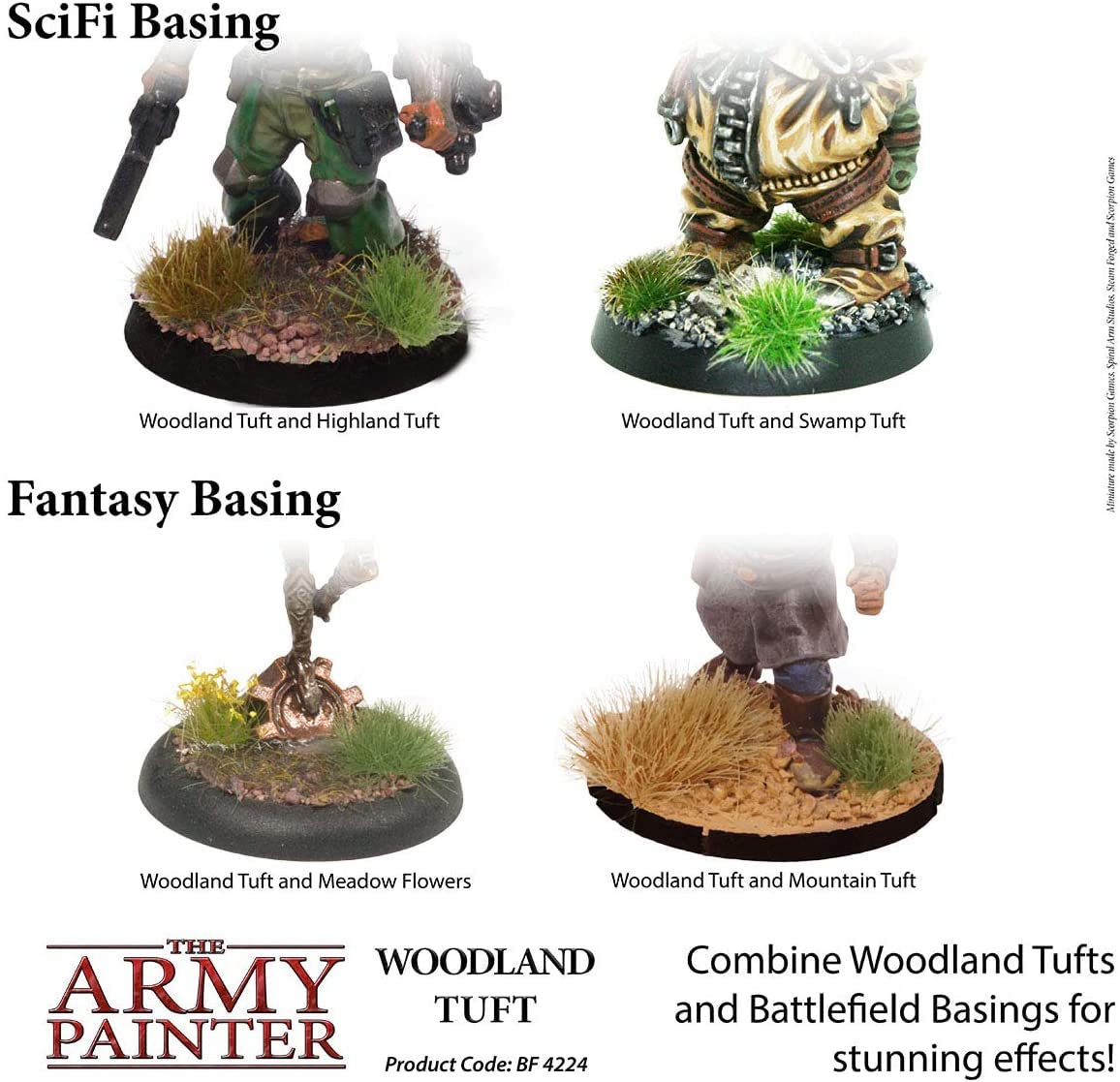 Mua The Army Painter Tufts - 10 Woodland Battlefield Tufts x 77 Pcs, 3 ...