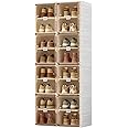 Amazon.com: ANTBOX Shoe Organizer Storage Box, Portable Folding Shoe ...