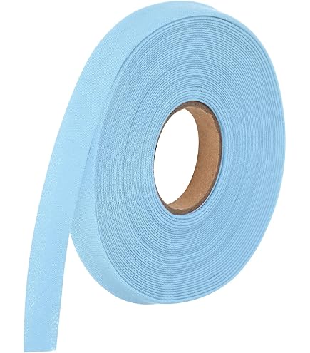 1 Inch Light Blue Bias Tape Mandala Crafts Double Fold Bias Tape | 1 ...