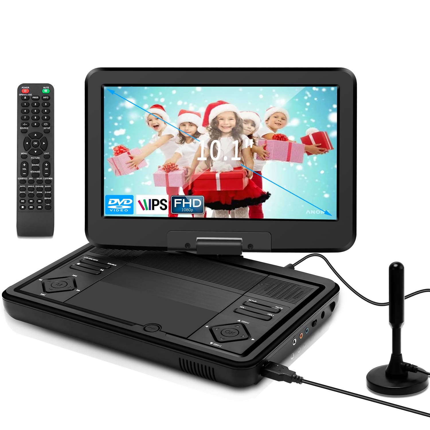 Mua Feihe 10.1" Portable TV/DVD Player - FHD IPS Swivel LED Screen ...