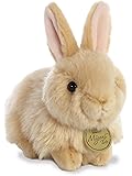 Amazon.com: Aurora - Miyoni - 7.5" Angora Bunny Grey: Toys & Games