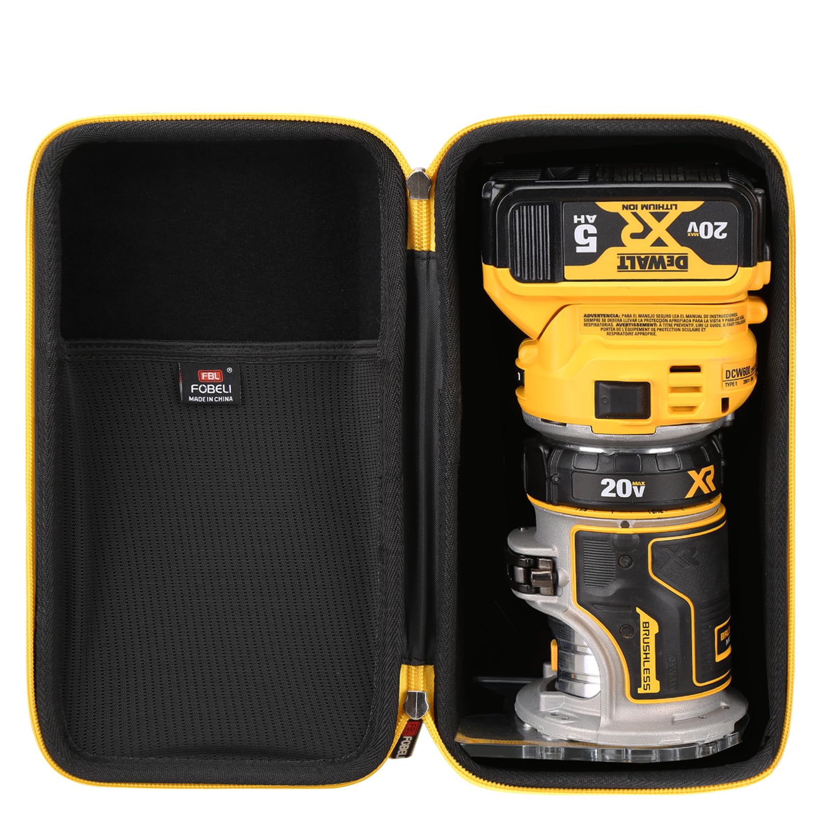FBLFOBELI Hard EVA Storage Case for DEWALT 20V Max XR Cordless Router ...