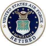 Amazon.com: US Air Force Retired 5/8" Lapel Pin: Toys & Games
