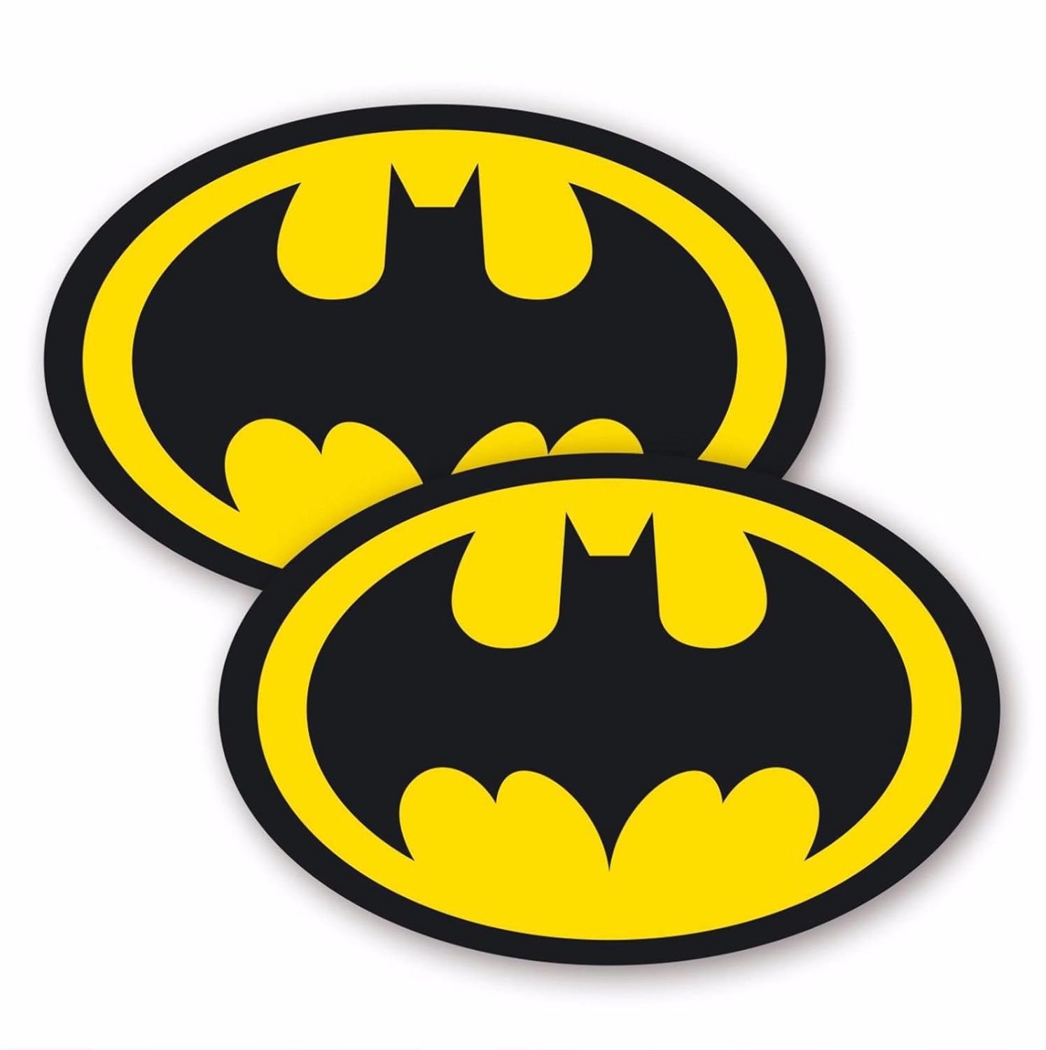 2 x Batman Logo Superhero Comic Book Vinyl Waterproof Adhesive Sticker ...