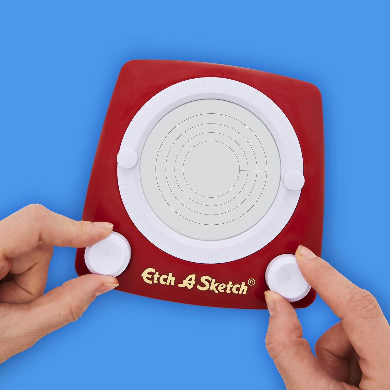 Etch A Sketch Revolution, Drawing Toy with Magic Spinning Screen – BigaMart